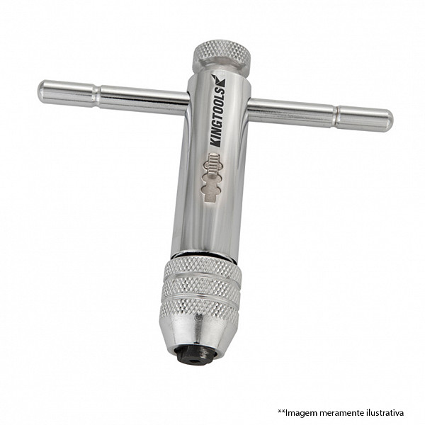 VIRA MACHO TIPO T COM CATRACA CAPACIDADE 1/8 - 5/16 (LONGO) VMT-1L (M3 ...