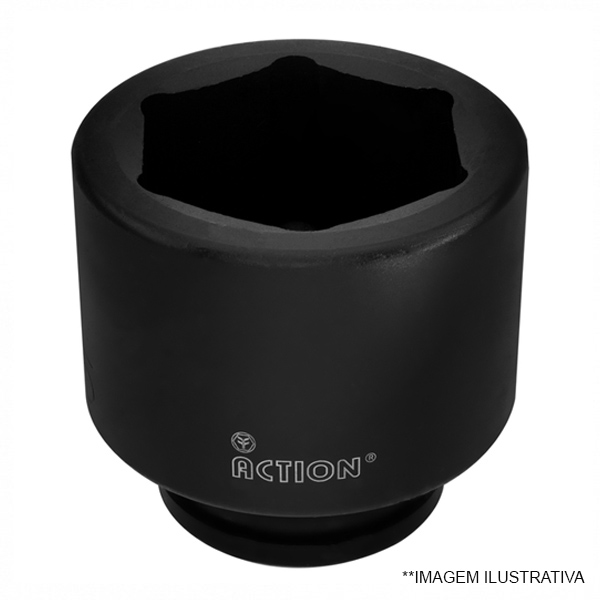 SOQUETE IMPACTO SEXTAVADO ENC. 3/8 X 17,00MM X 30MM - ACTION | ESPAÇO ...