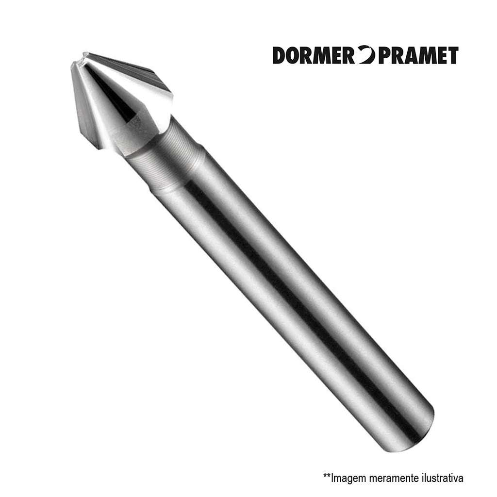 ESCAREADOR HSS 60° DIN 334C DIÂMETRO DE 12,5MM HASTE PARALELA (G135 12 ...